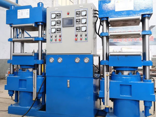 Column Vacuum Silicone Rubber Compression Molding Press Machine